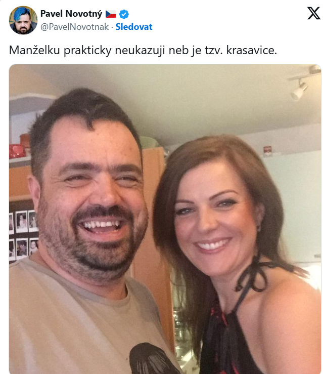 Pavel Novotný ukázal svou manželku Veroniku: „Je to kráska,“ pochlubil ...